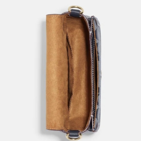 Coach | Bags | Coach Morgan Saddle Shoulder Bag In Signature Chambray ...